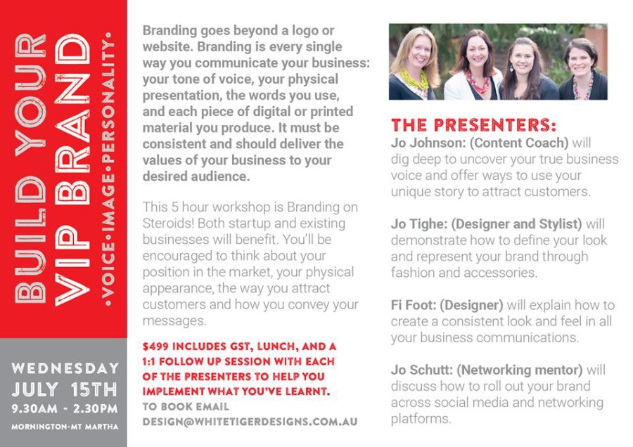 Build Your VIP Brand Workshop – Go Bloom – Support Coordination